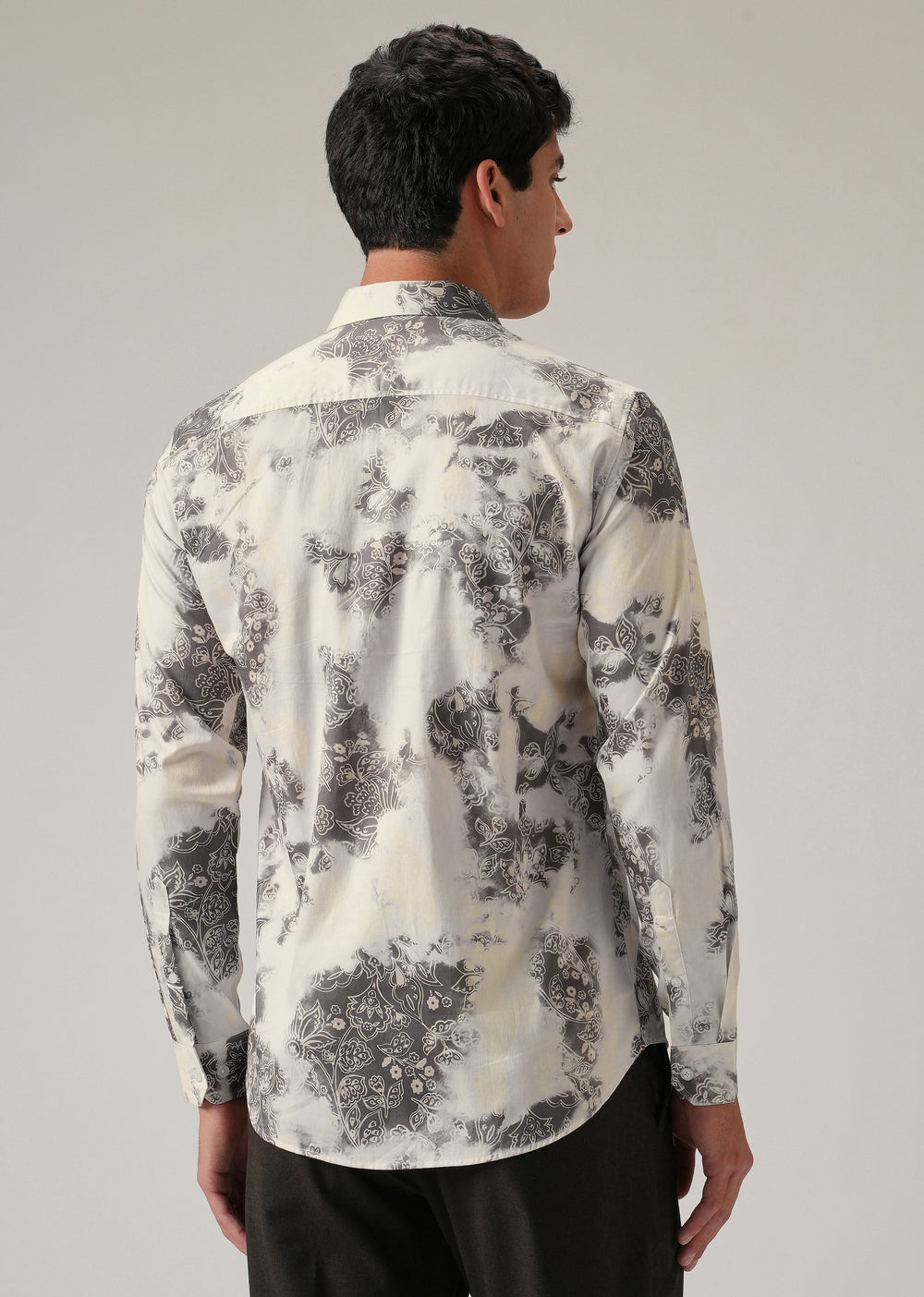 Faded Motif Print Shirt
